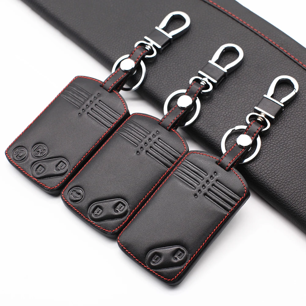 Leather Car Key Case Cover For Mazda 2 3 5 Premacy Miata 6 8 Rx8 Mx5 M8 ...