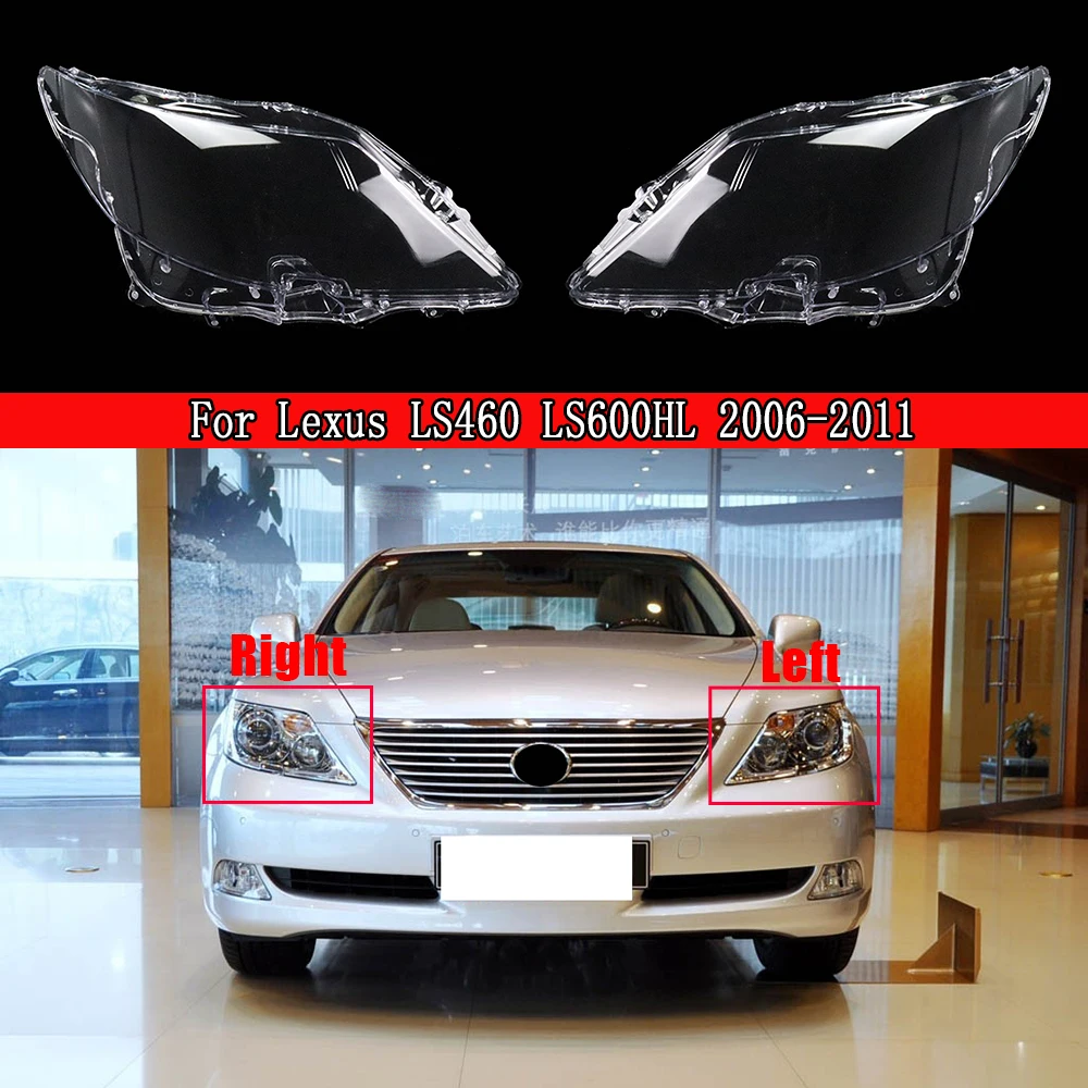 For-Lexus-LS460-LS600HL-2006-2011-Car-Front-Headlight-Cover-Auto ...