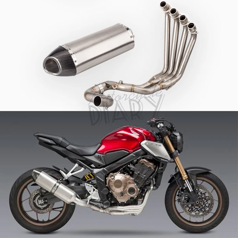For-Honda-CBR650F-CBR650-CB650F-CBR-650-650R-Motorcycle-Full-Exhaust ...