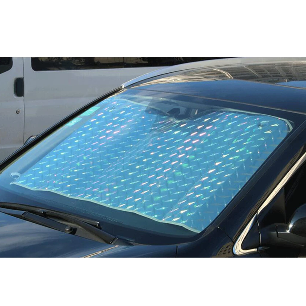Insulation Visor Car Front Window Sun Shade Visor Uv Heat Reflector ...