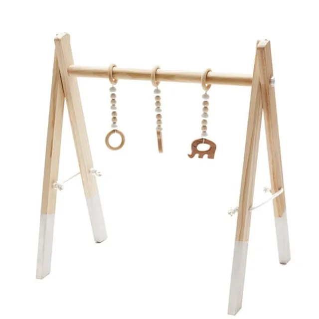 Nordic Baby Play Gym Wood Activity Sensory Develop Wooden Play Game ...