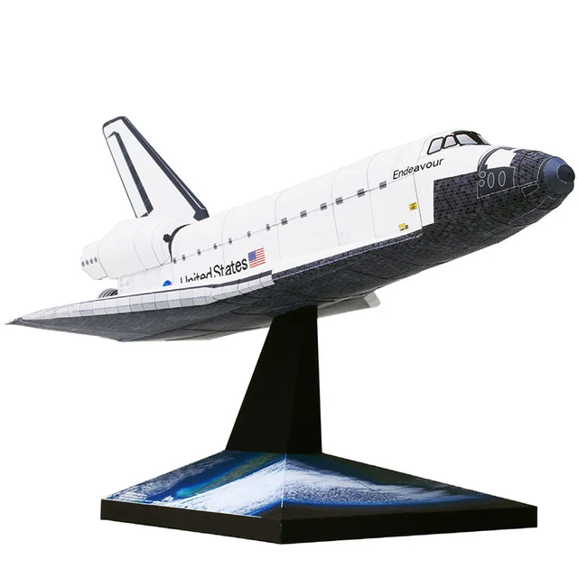 Space Shuttle Orbiter DIY 3D Paper Model - The Wacky Company