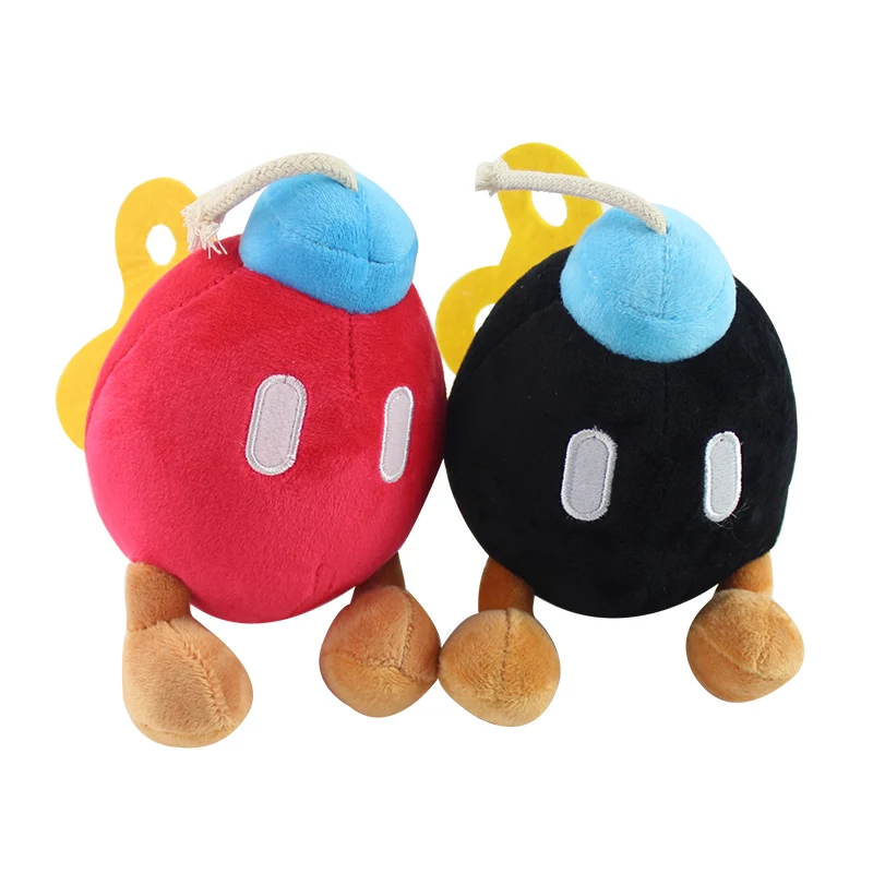 Bomb Plush Doll Toy | Black Red Plush Toy | Red Bomb Plush | Red Plush ...