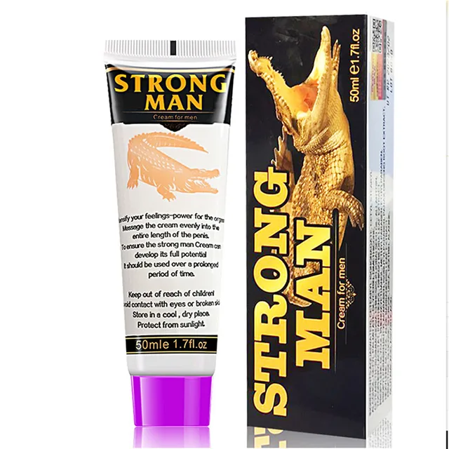 Strong Man XXL Big Dick Penis Enlargement Cream Male Penis Extender ...