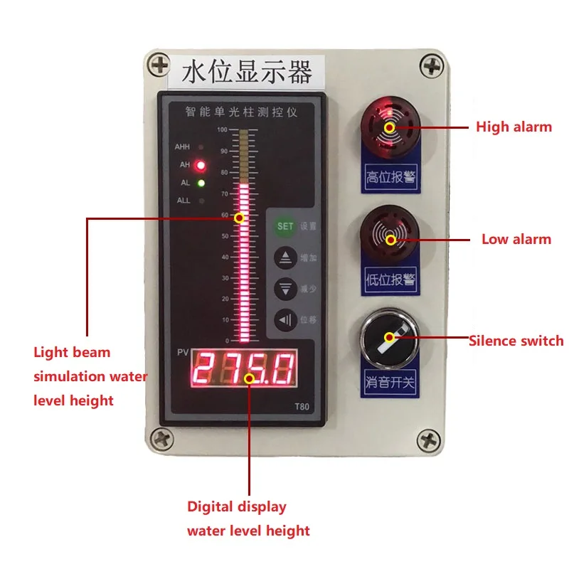 Electronic Water Level Display Instrument, Pool Water Level Controller ...