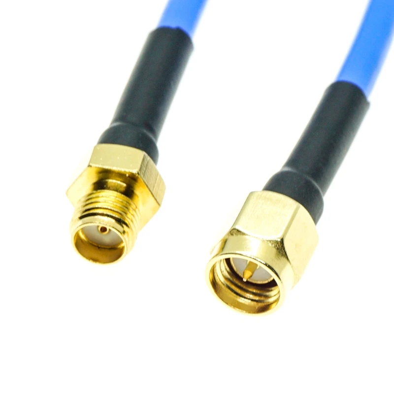 Полугибкий коаксиальный кабель RG402 RG-402, разъем SMA female/SMA male ...
