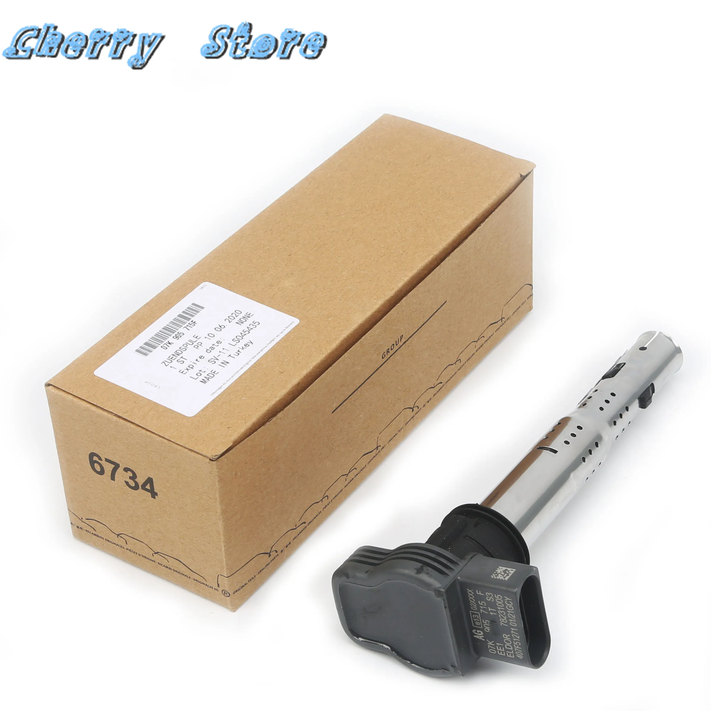 NEW 07K 905 715 F Ignition Coil For VW Volkswagen Passat Jetta Golf ...