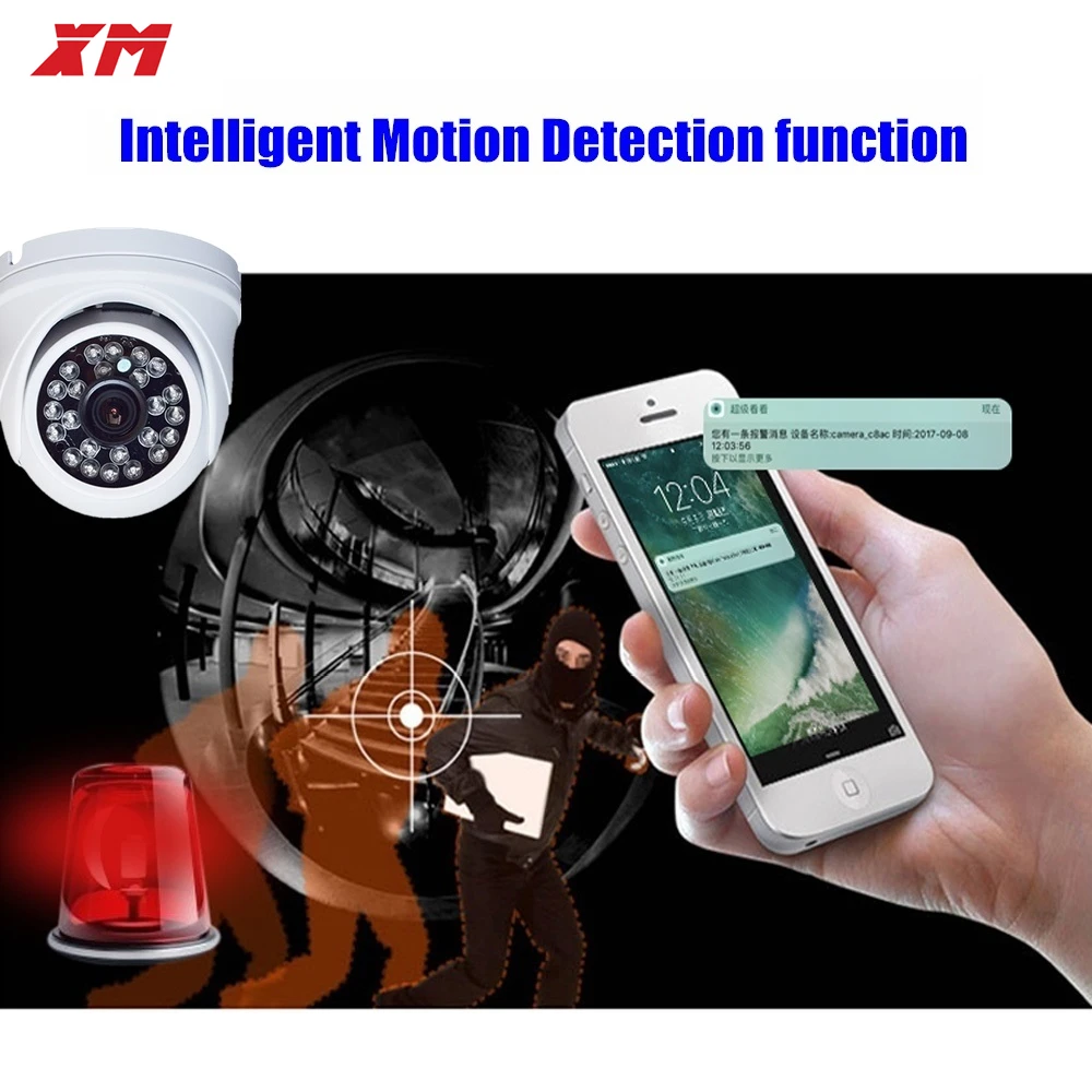 5MP Dome IP POE Camera HD IR Wide Angle 2.8mm Lens IP 2592x1944P ...