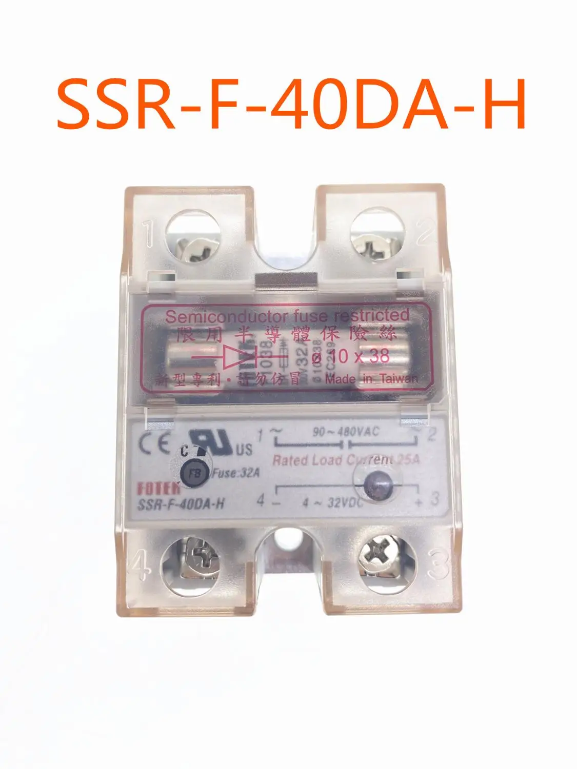 100% Original Authentic high voltage solid state relays Insurance SSR F ...