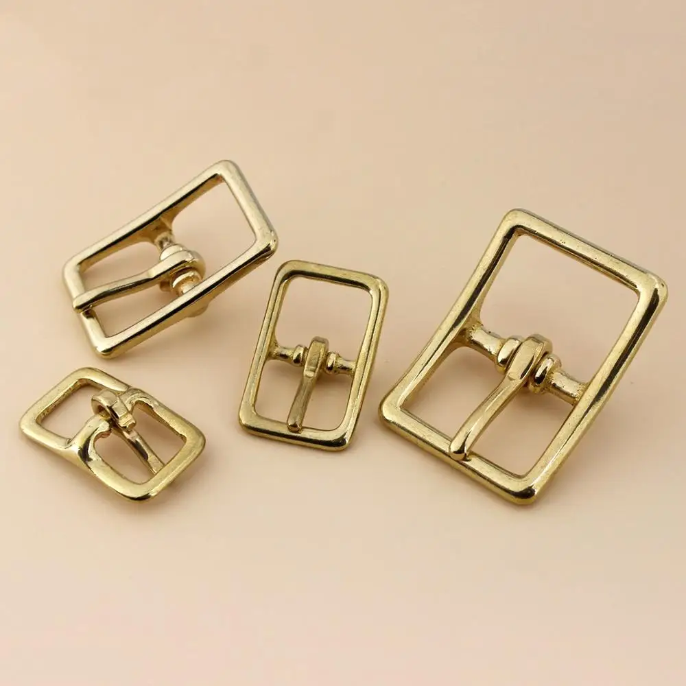 1-x-Solid-Brass-Belt-Buckle-Middle-Center-Bar-Single-Pin-Buckle-for ...