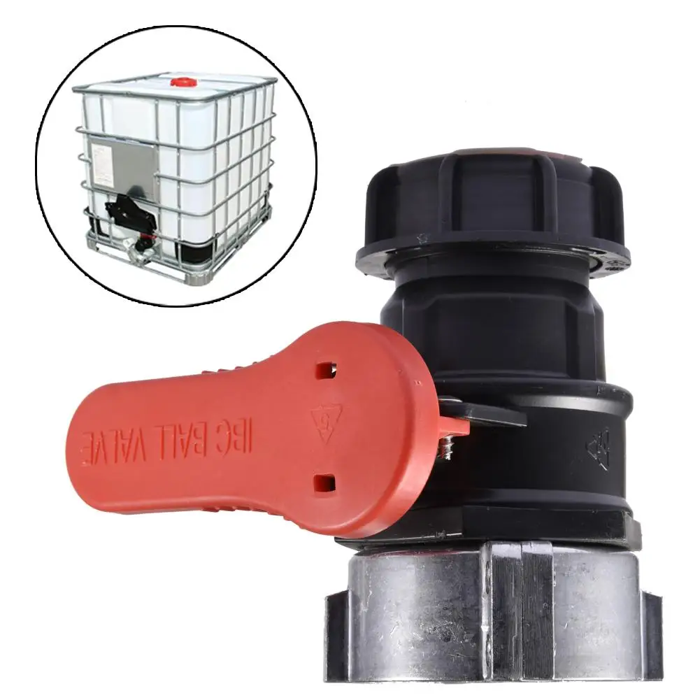 75mm 1000L Water IBC Tank Container Ball Valve Chemical Barrel Valve ...