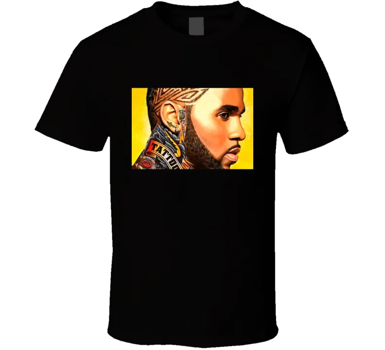 Mannen T shirt Jason Derulo Tattoo Muziek T shirt T shirt Vrouwen T ...