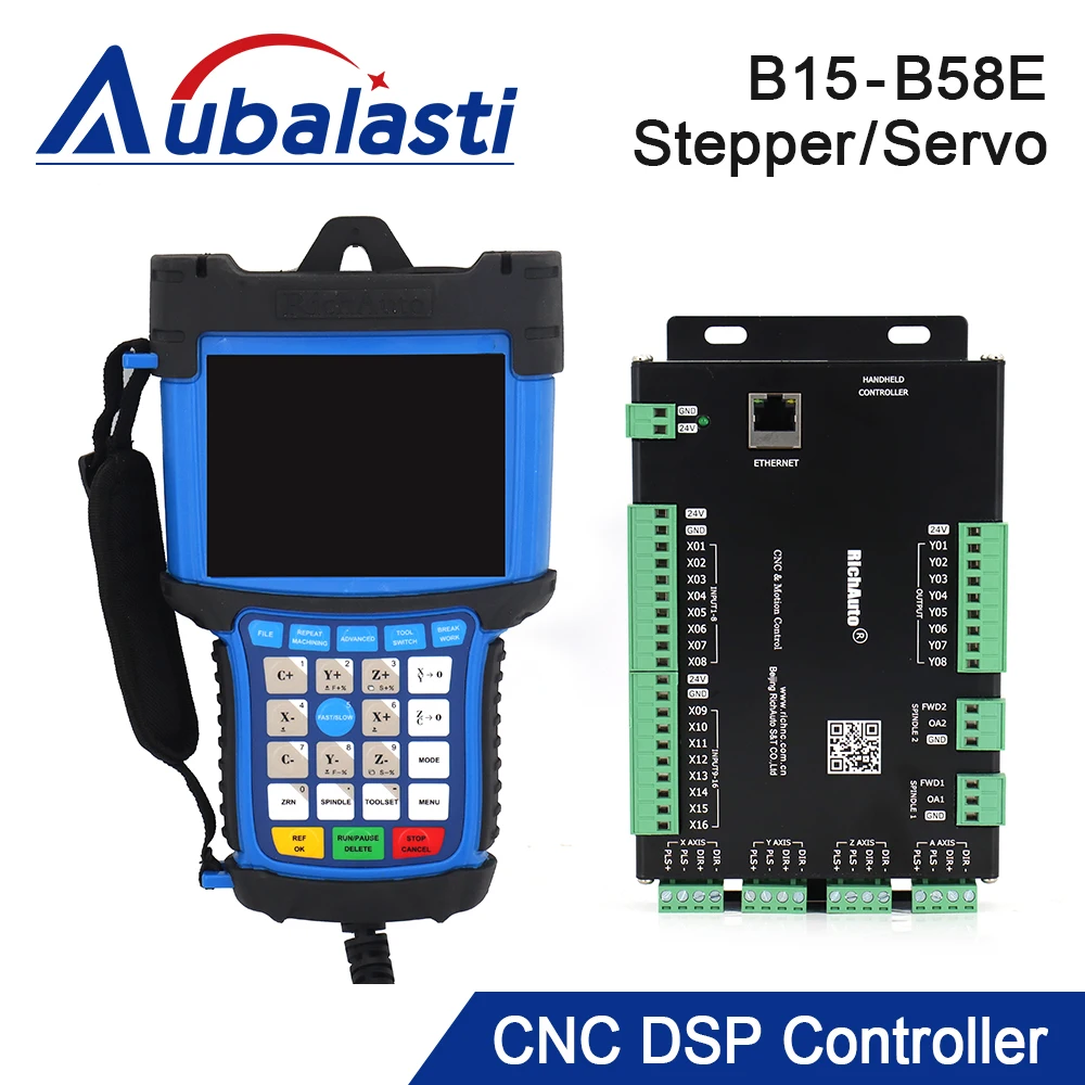 Aubalasti controlador USB para enrutador CNC RichAuto, controlador de 3 ejes, DSP, B15E, B18E ...