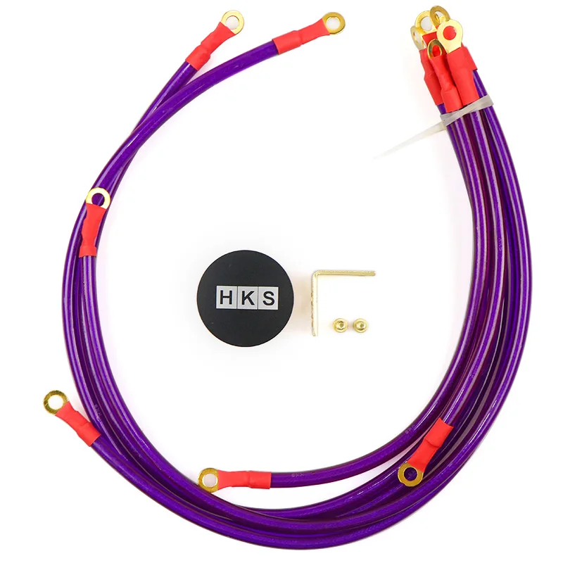 Universal 10MM 8- Point Octagon 6 in 1 Car Battery Earth Ground Cables ...