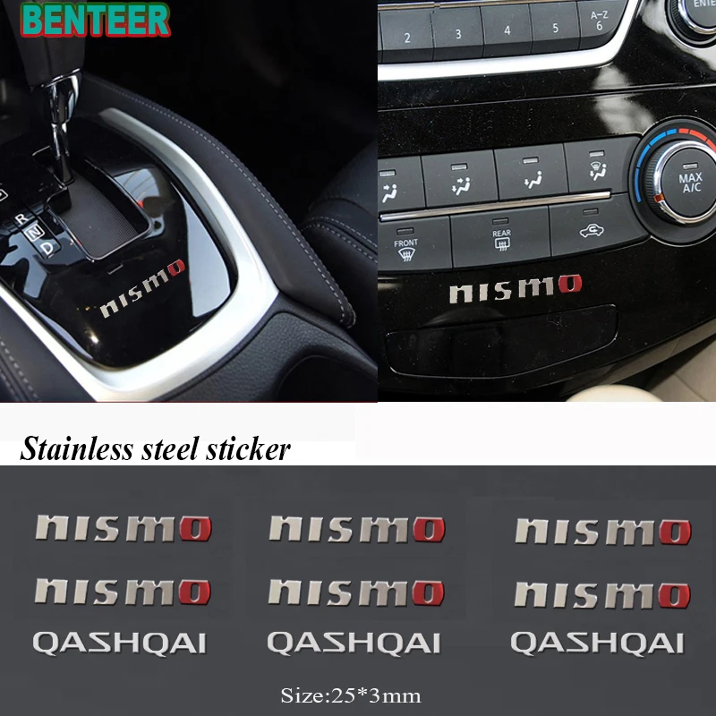 2pcs/5pcs/10pcs Nismo Car Sticker For Nissan Tiida Sunny QASHQAI J10 ...