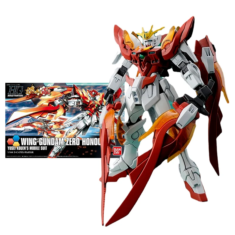 Bandai-Gundam-Model-Kit-Anime-Figure-HGBF-Wing-Gundam-Zero-Honoo ...