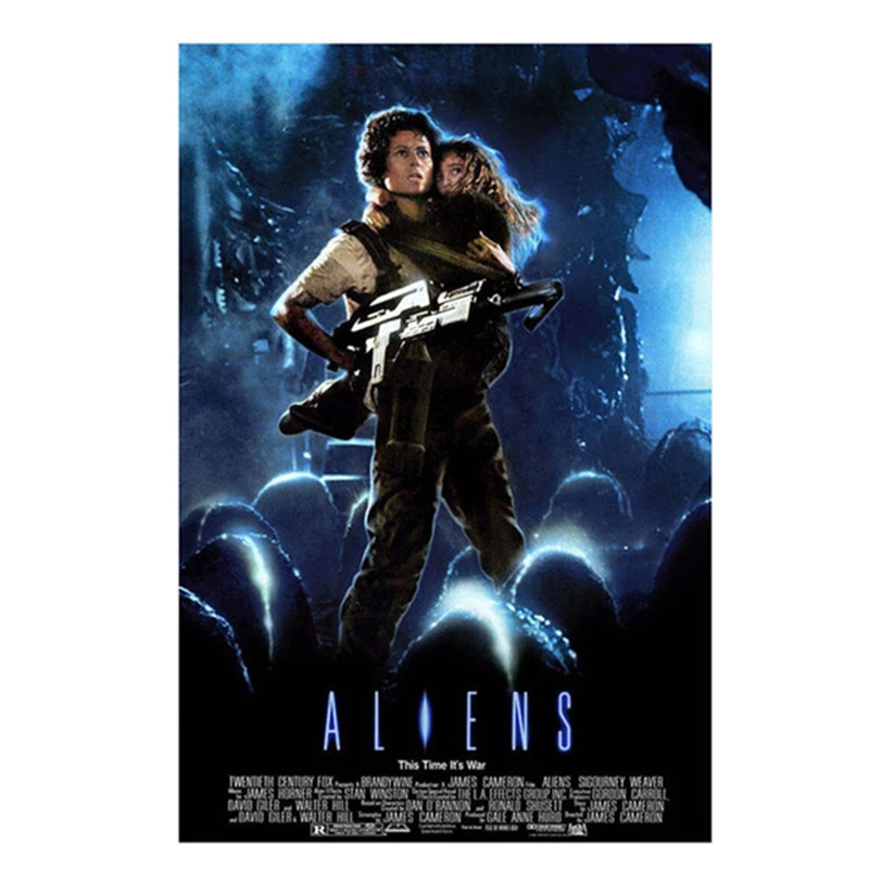 Póster de película de terror retro ALIEN COVENANT, cuadro clásico ...
