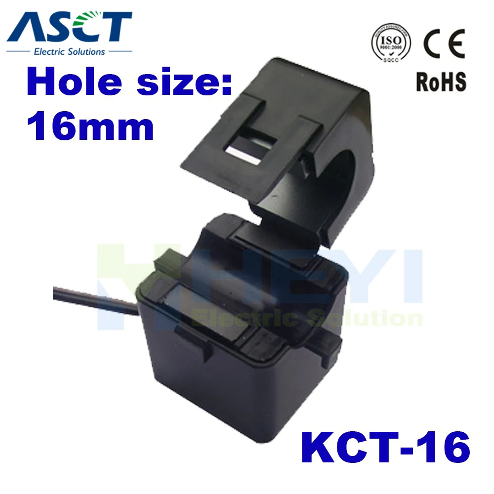 Split Core Current Transformer Ac Current Sensor Kct-16 Window Size ...