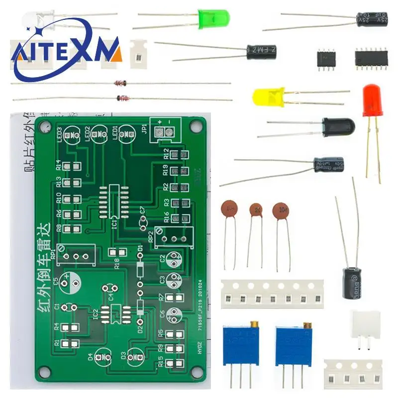 Patch Infrared Reversing Radar Kit Diy Electronic Production Range ...