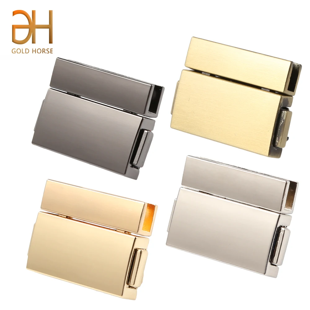 3-9CM-Rectangular-Metal-Press-Push-Locks-for-Women-Bag-Handbag-Spring ...