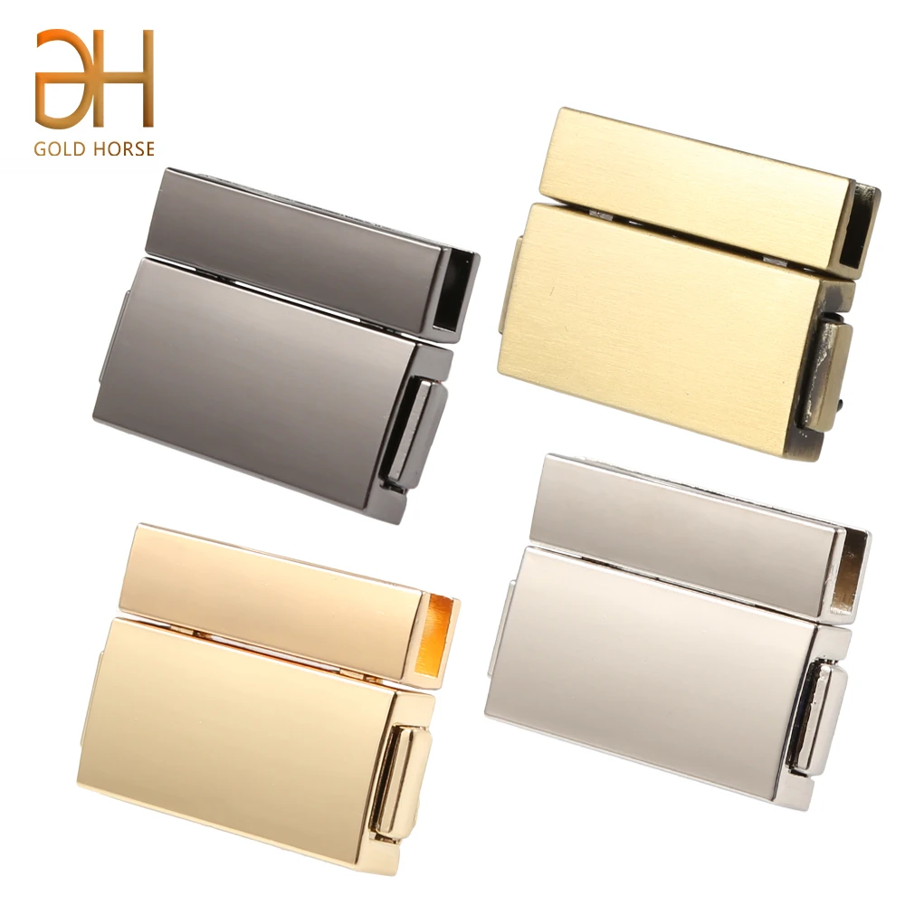 3.9cm Rectangular Metal Press Push Locks For Women Bag Handbag Spring ...