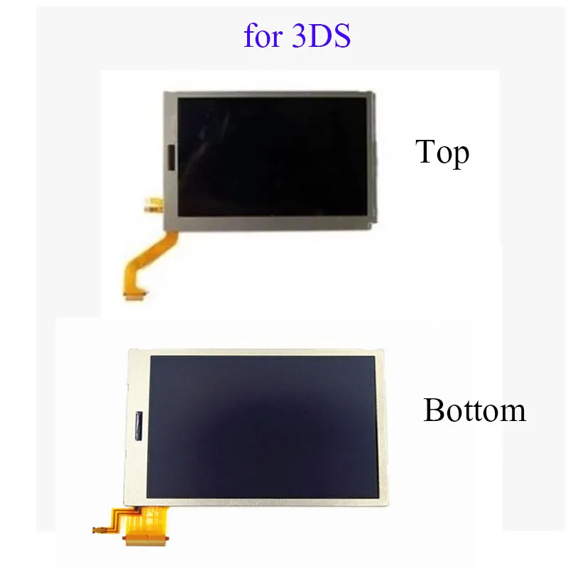 Original Top Bottom Lcd Screen For Nintendo 3ds Lower Display Panel For ...