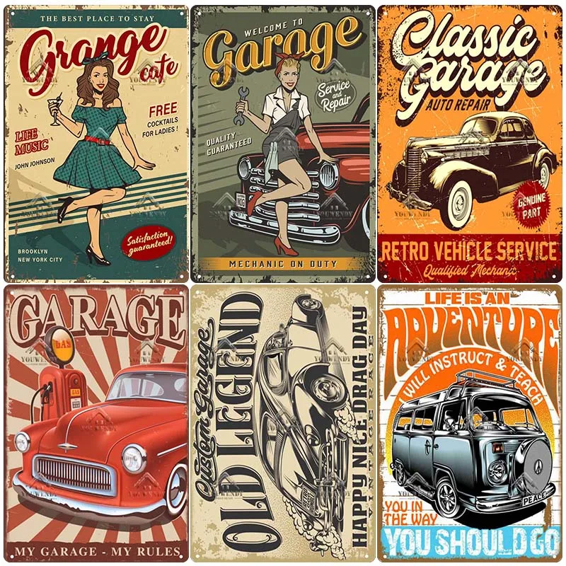 Antique Car Signs