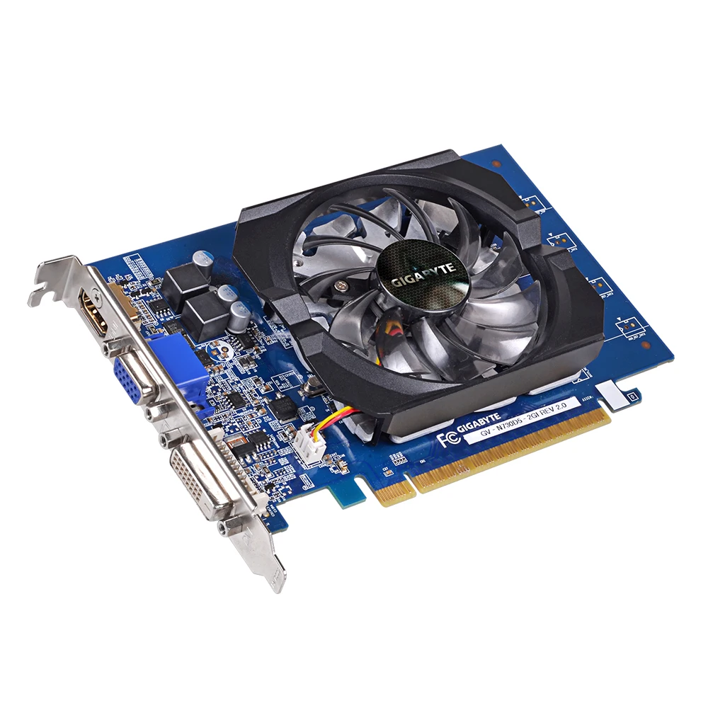 Used Gigabyte graphics card GV-N730D5-2GI uses 2GB video memory and ...