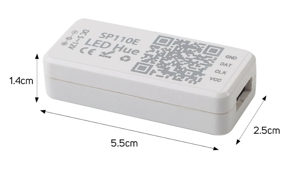 SP110E SP501E RGB LED Pixel Controller For WS2811 WS2812B SK6812 Strip ...