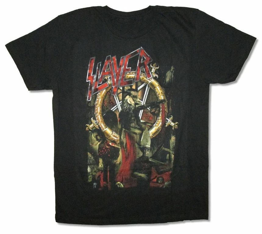 Slayer Reign In Blood Black T Shirt New Band Merch 30Th Anniv Album Art ...
