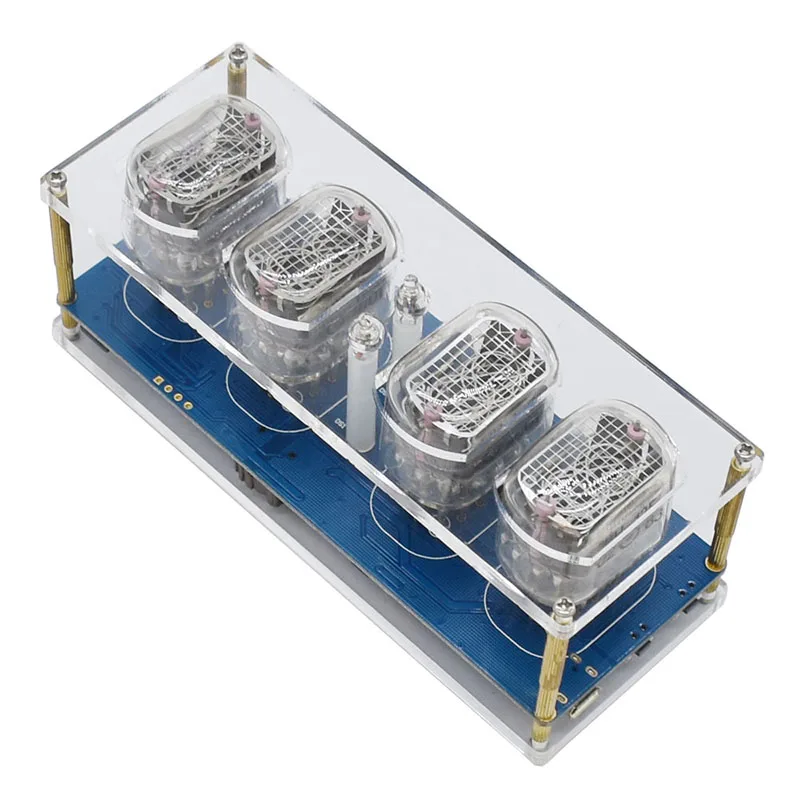 Metal-Nixie-Tube-Digital-Clock-PCB-Module-Circuit-Board-W-Acrylic ...
