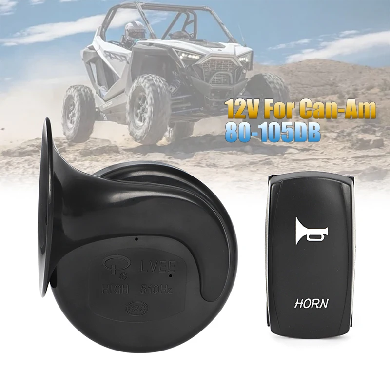 12V-UTV-Horn-and-Switch-Rocker-Kit-For-Can-Am-Commander-Max-800-1000 ...