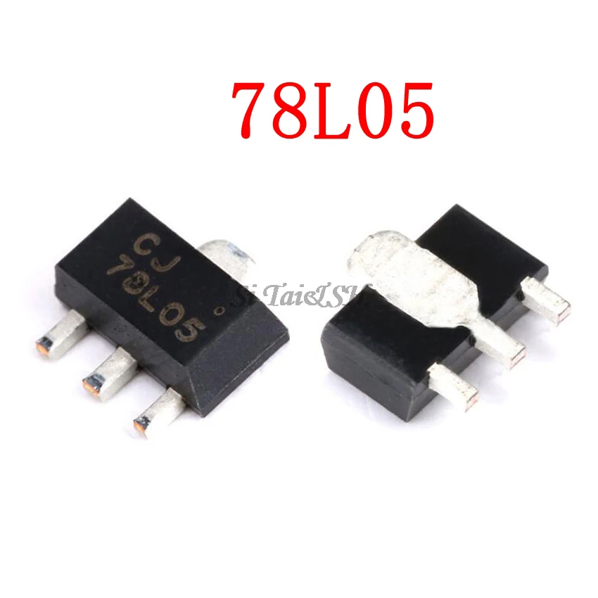 100PCS/lot 78L05 SOT89 SMD regulator 5.0V 0.1A Positive New original