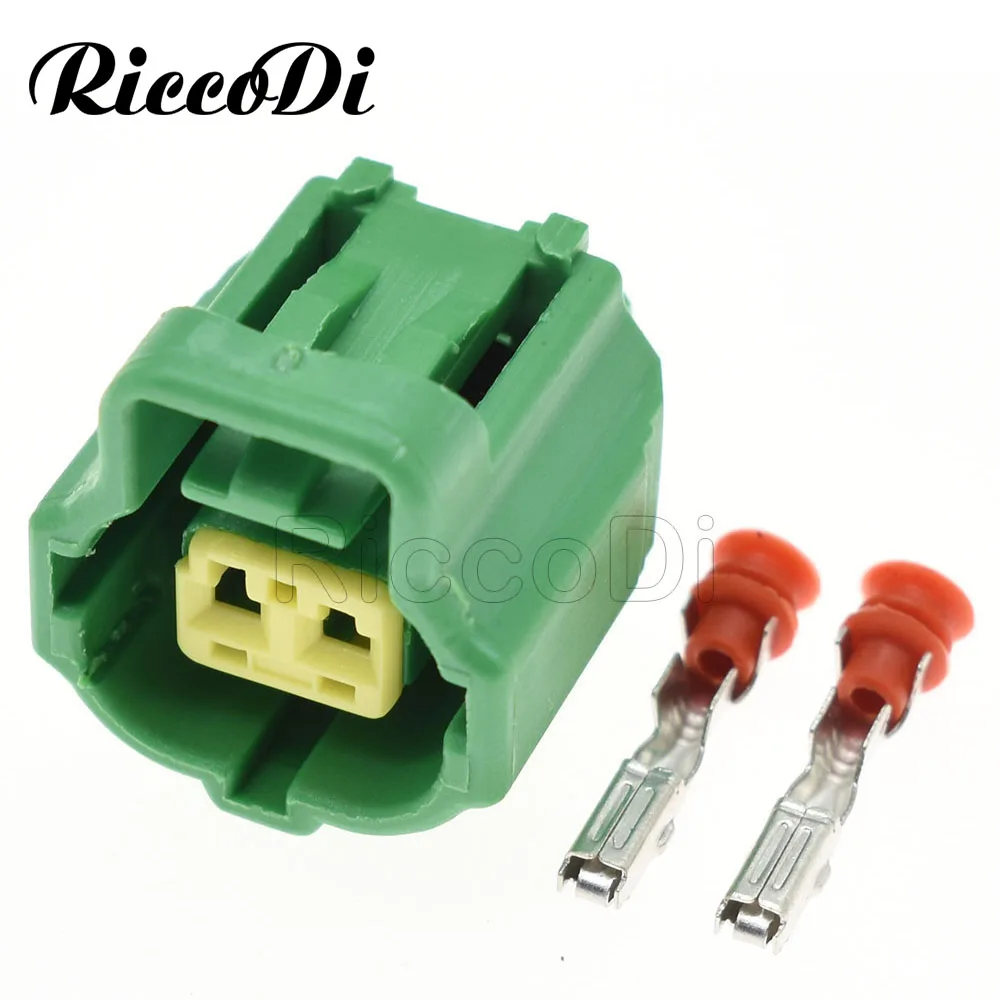 1-5-10-20-Kits-Green-2-Pin-Automotive-Waterproof-Wire-Plug-Electric ...