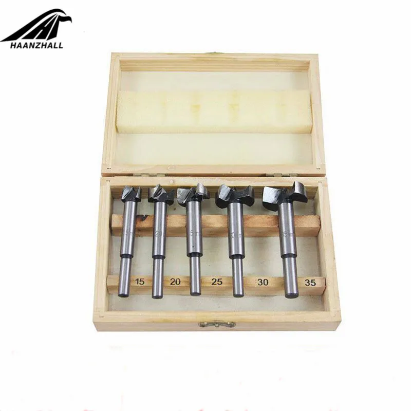 5/16pcs Wood Forstner Drill Bit Set Woodworking Self Centering Hole Saw ...