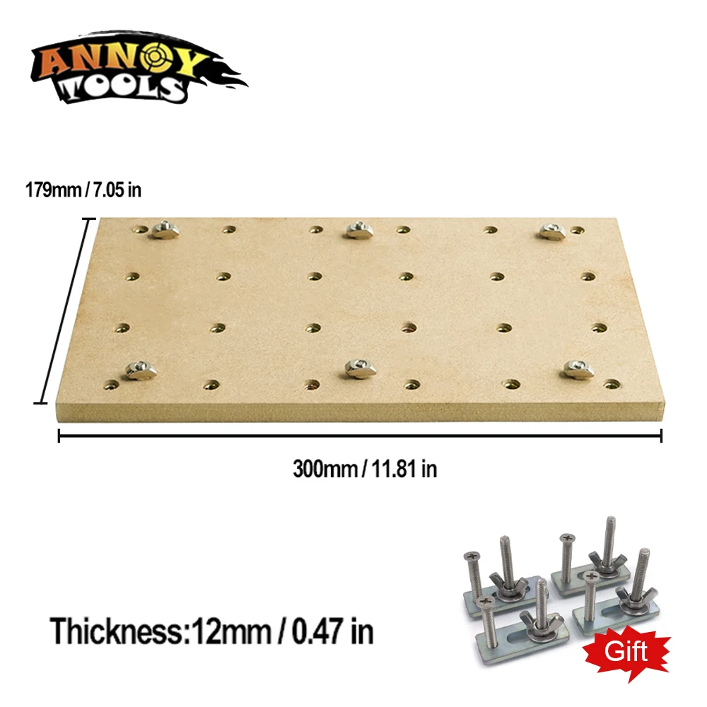 CNC Spoilboard 30*18cm protective wood, CNC engraving machine pad, MDF ...