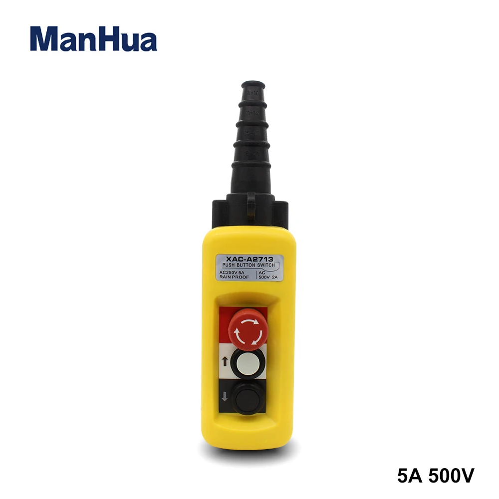 ManHua-XAC-A2713-Waterproof-pendant-control-station-push-button-switches-designed-for-lifting ...
