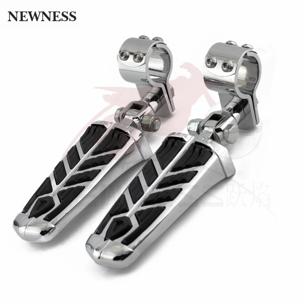 25mm 32mm Motorcycle Foot Rest Highway Engine Guard Foot Pegs Mount For ...
