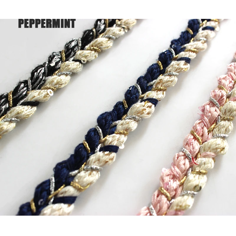 1yard-1-5cm-Golden-Braid-Trim-Cotton-Rope-Sequins-Webbing-Shining ...