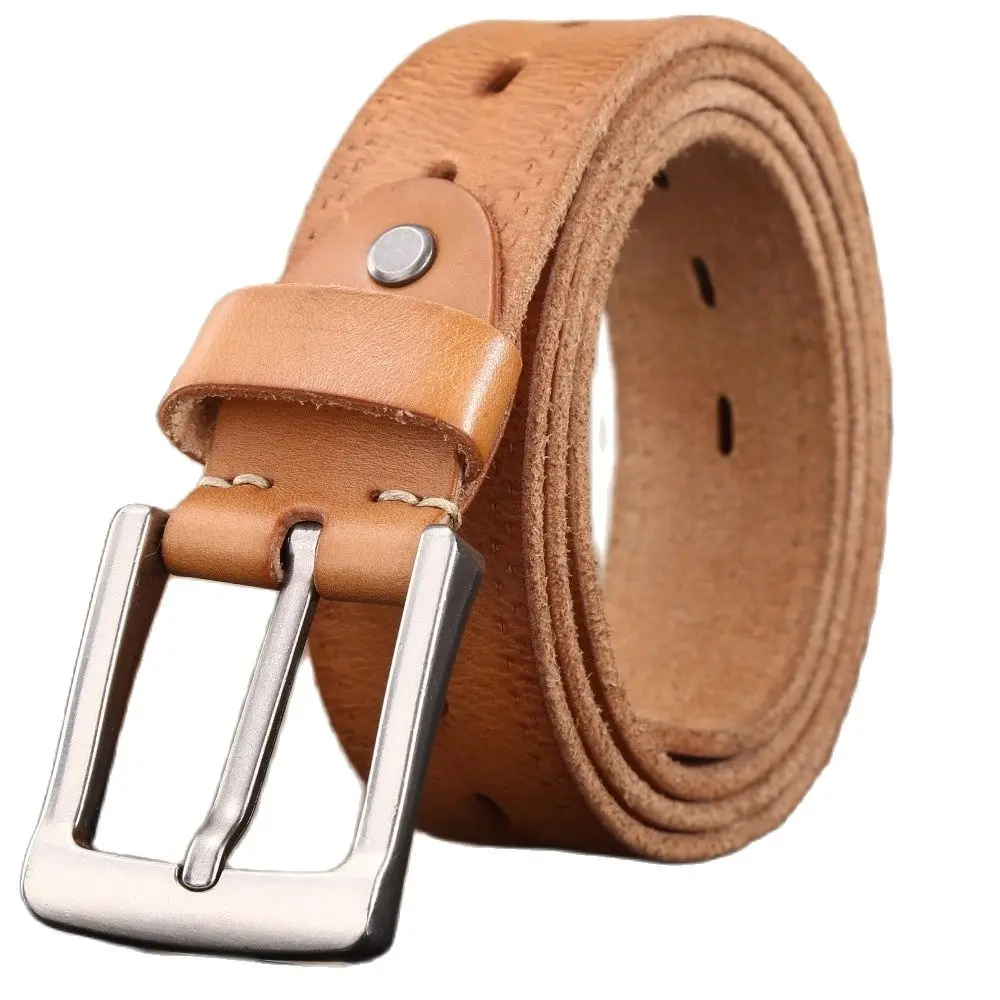 designer belts men high quality brown luxury big plus size 100% real ...