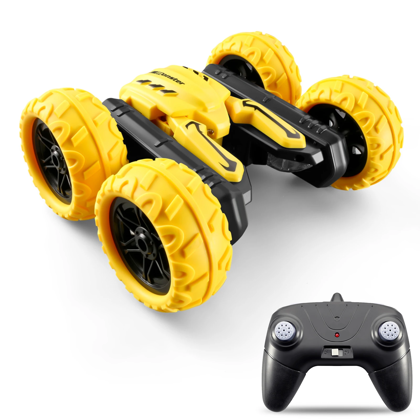 1/28 Rc Stunt Car2.4ghz 4wd Remote Control Stunt Car Double Sided 360 ...
