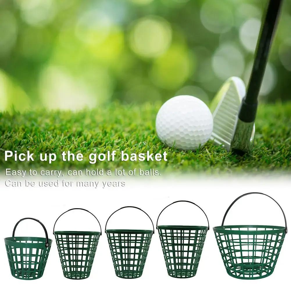 Portable Golf Ball Basket Green Durable Nylon Golfball Container with ...