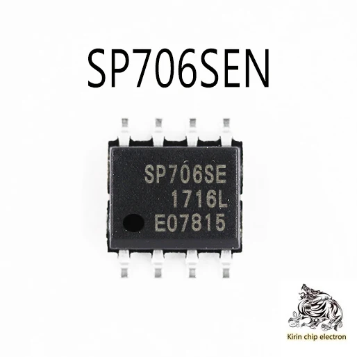 10 unids/lote SP706SE MCU chip de supervisión de baja potencia microprocesador sp706sen l parche ...