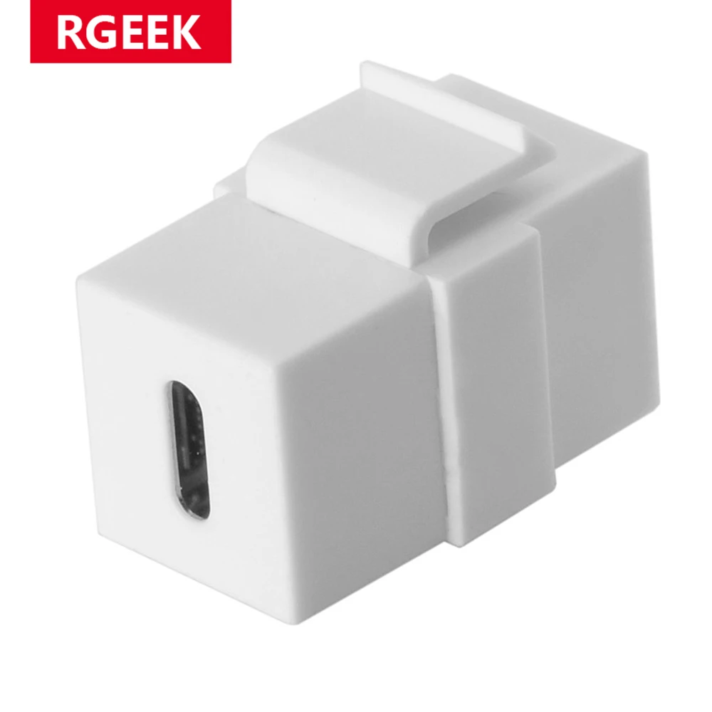 RGeek-Adapter-USB-C-Keystone-Jack-to-USB-3-1-Type-C-Connector-Keystone ...