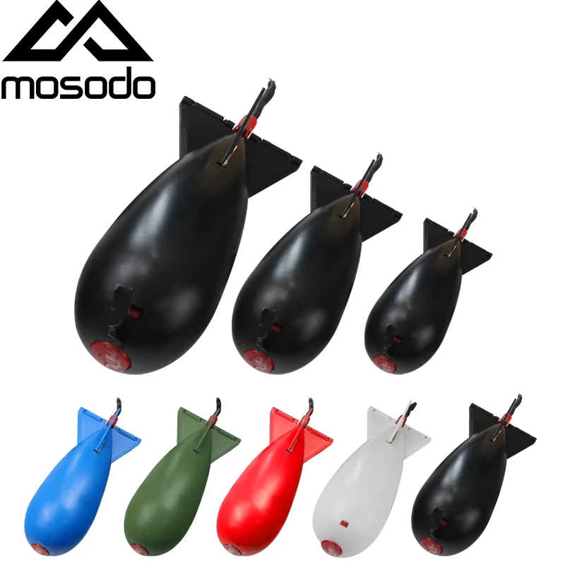 Mosodo Carp Fishing Rocket Feeder Large Small Spod Bomb Float Lure Bait ...