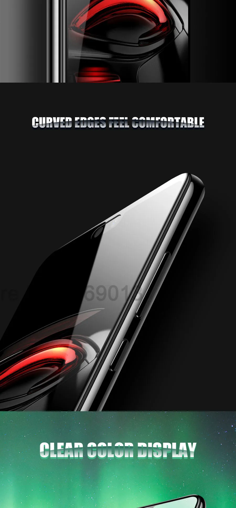 9D Защитное стекло для huawei P20 Pro Lite P Защита экрана смартфона ...