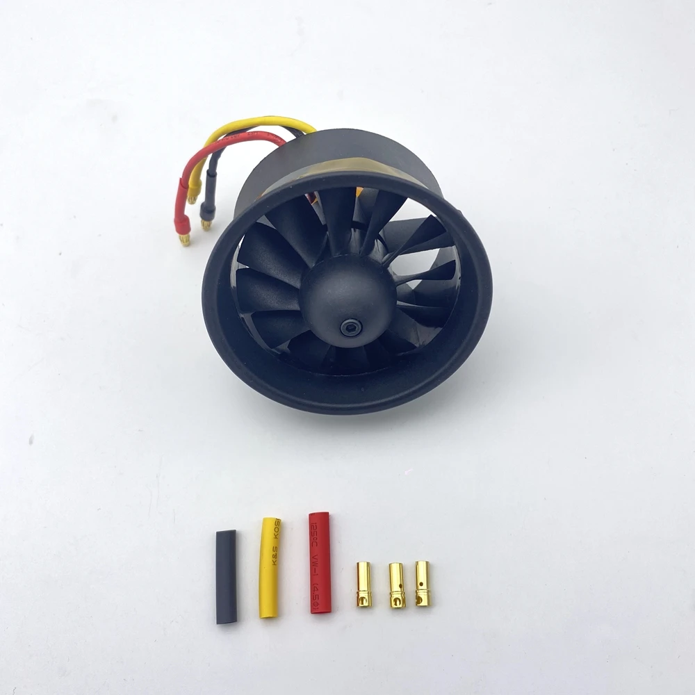 Freewing 64mm EDF 2836 Motor 3300KV With 12 Blades Ducted Fan and 2840 ...