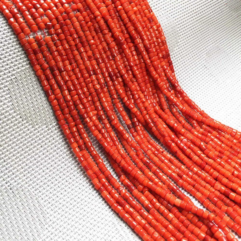 Column-Shape-Coral-Beads-Fashion-Natural-Stone-Loose-Bead-Isolation ...