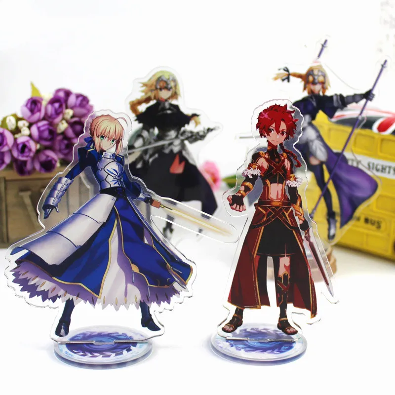 Anime Fate Grand Order Fgo Key Chain Acrylic Figure Model Keychains ...