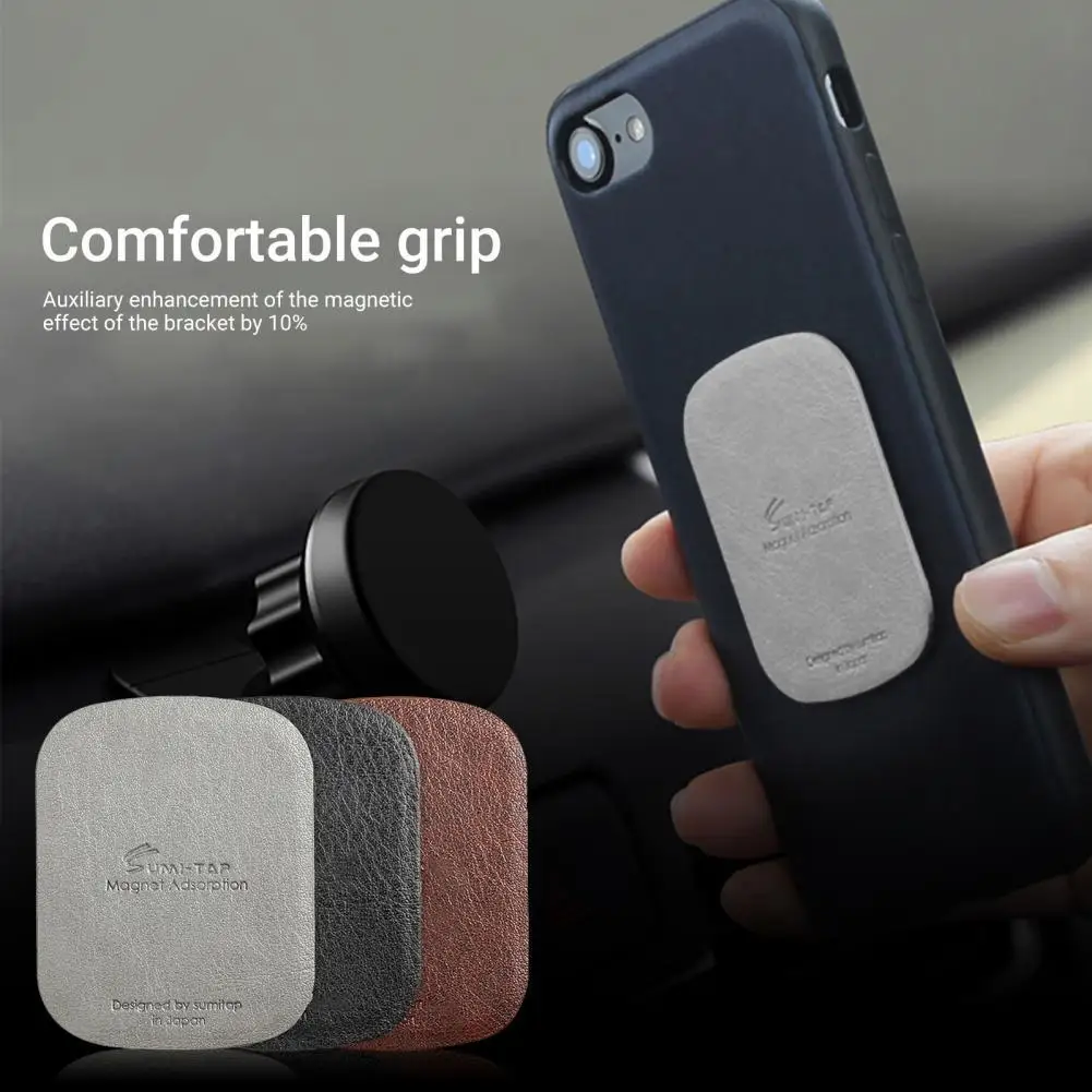 Leather Smart Phone Magnetic Metal Plate Phone Accessories Iron Sheet ...